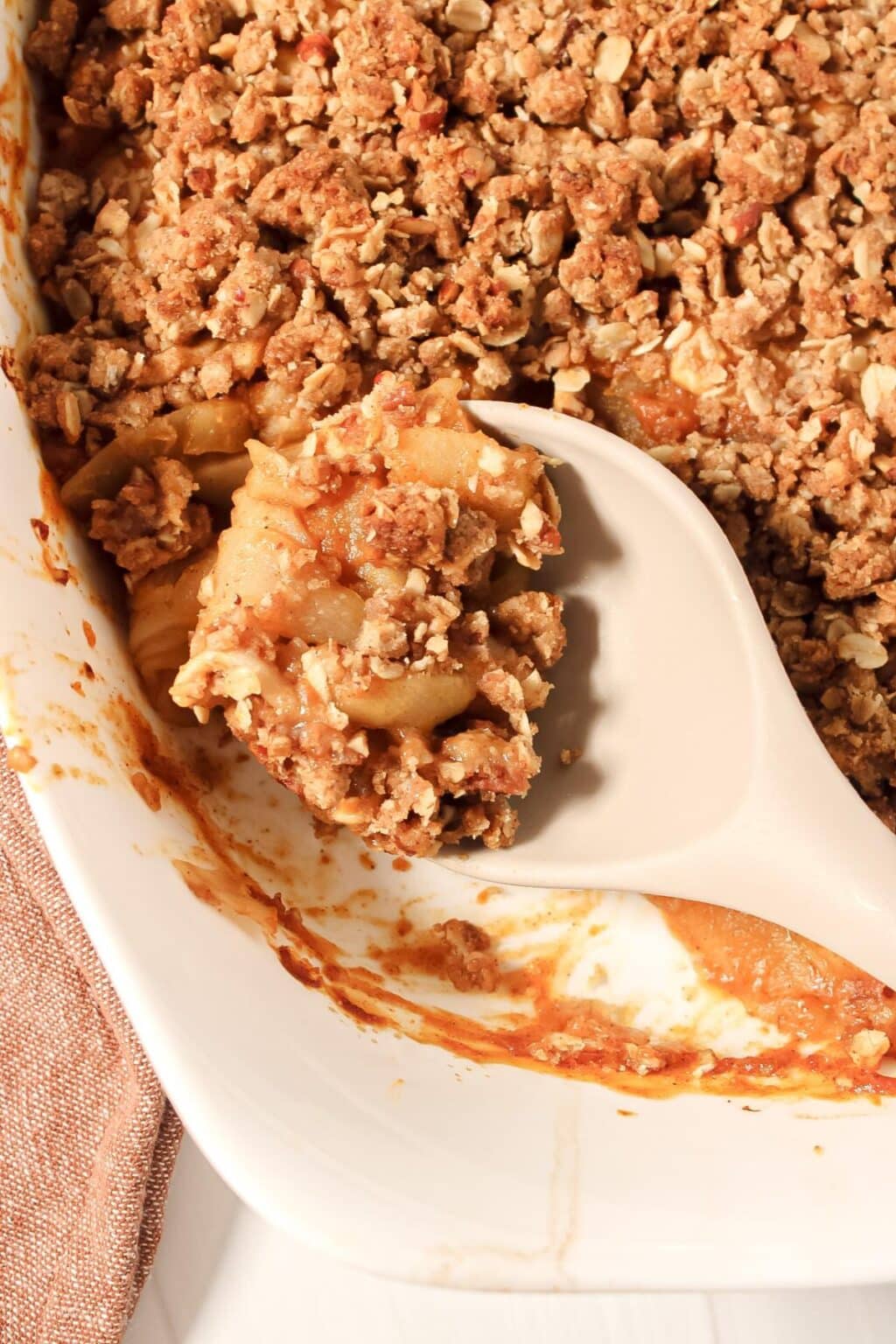 The Best Apple Pumpkin Crisp - The Balanced Nutritionist