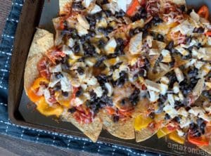 Loaded Bell Pepper Nachos (with half chips!) - The Balanced Nutritionist
