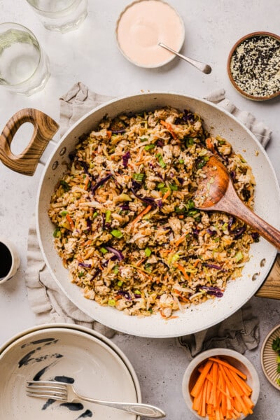 Inside Out Egg Roll Bowl - The Balanced Nutritionist