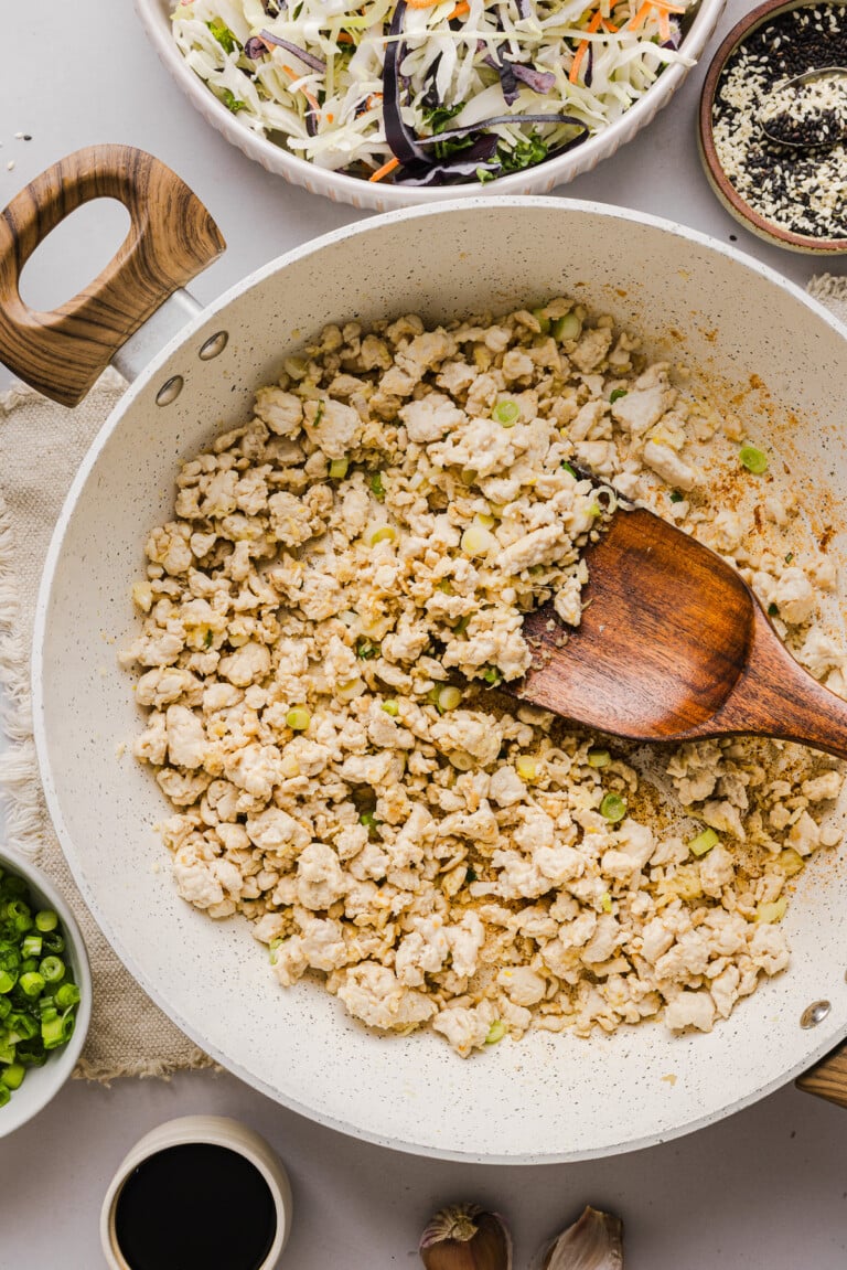 Inside Out Egg Roll Bowl - The Balanced Nutritionist