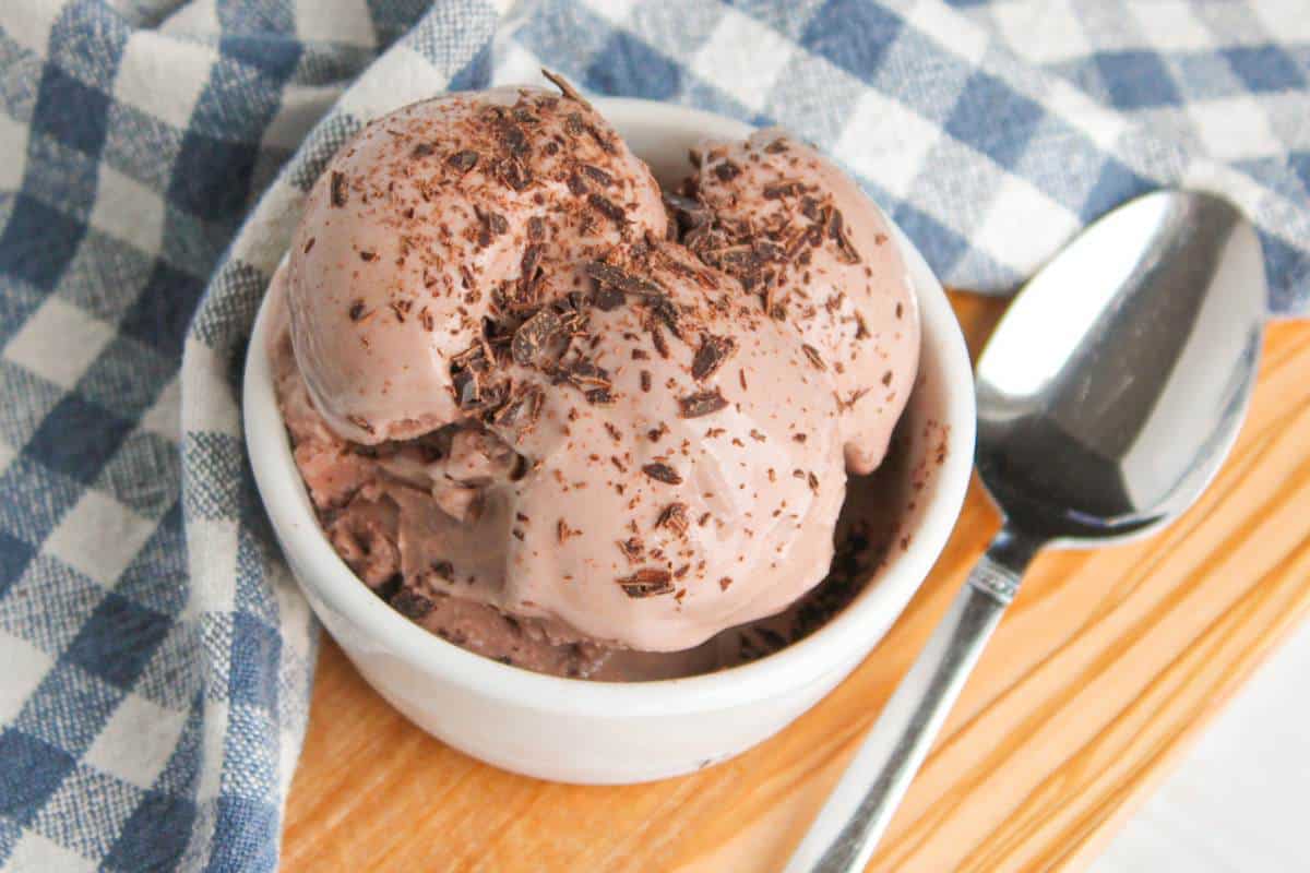 Ninja Creami Chocolate Ice Cream Recipe (2 Ingredients!) - The Balanced ...