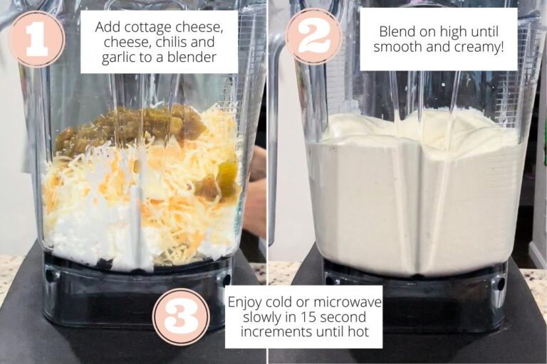 Easy Cottage Cheese Queso Dip (High Protein!) - The Balanced Nutritionist