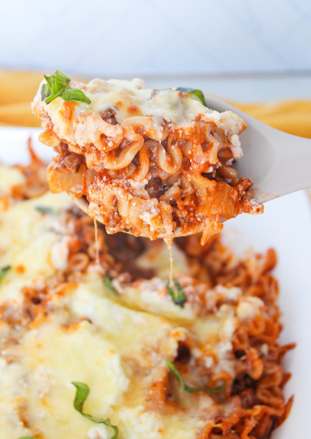 Easy Deconstructed Lasagna (Lazy Lasagna) - The Balanced Nutritionist