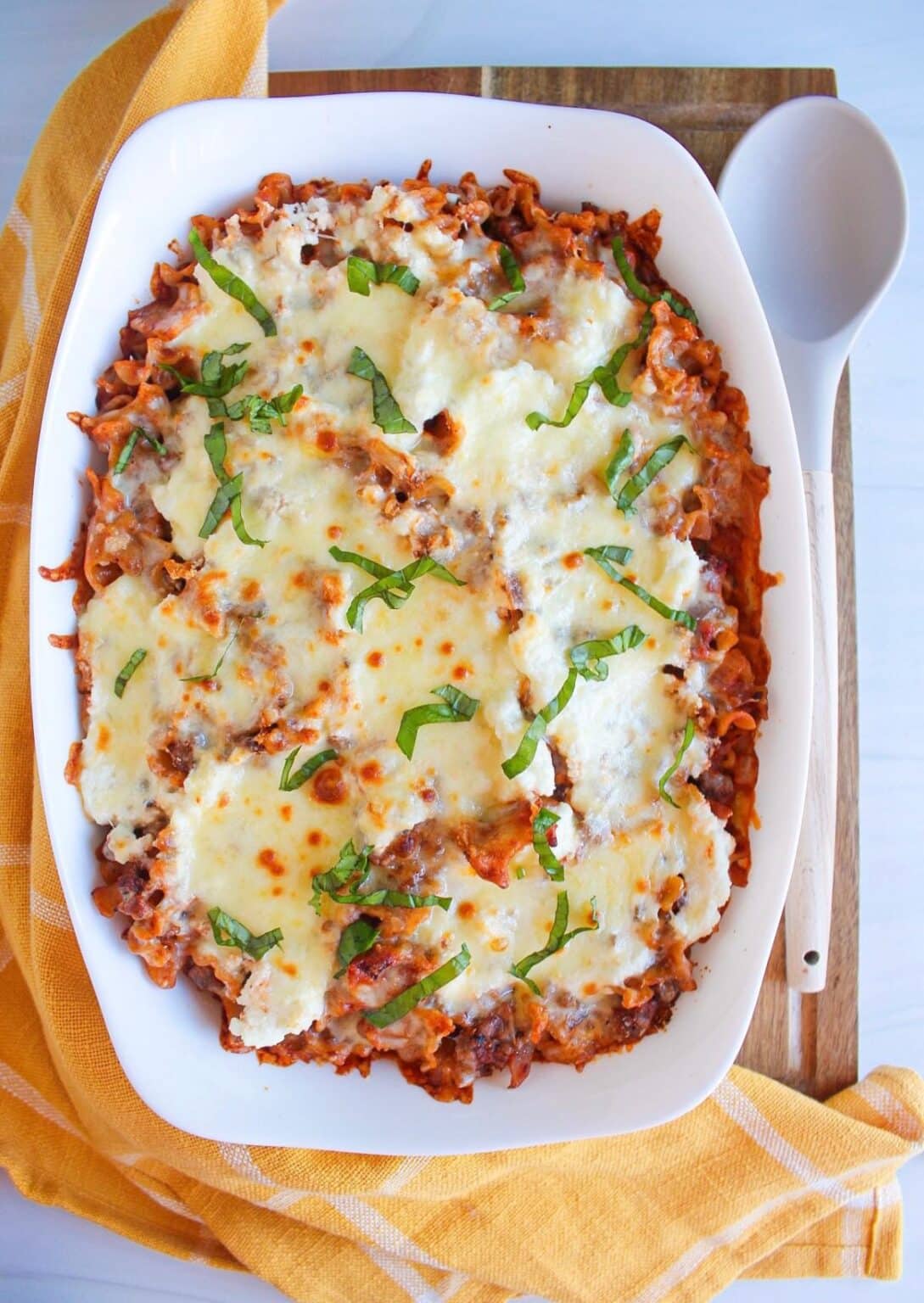 Easy Deconstructed Lasagna (Lazy Lasagna) - The Balanced Nutritionist