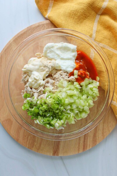 Healthy Buffalo Chicken Salad - The Balanced Nutritionist