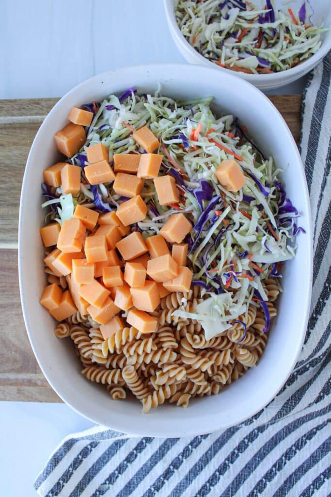 Easy 4 Ingredient Pasta Salad (High Protein, High Fiber) - The Balanced ...