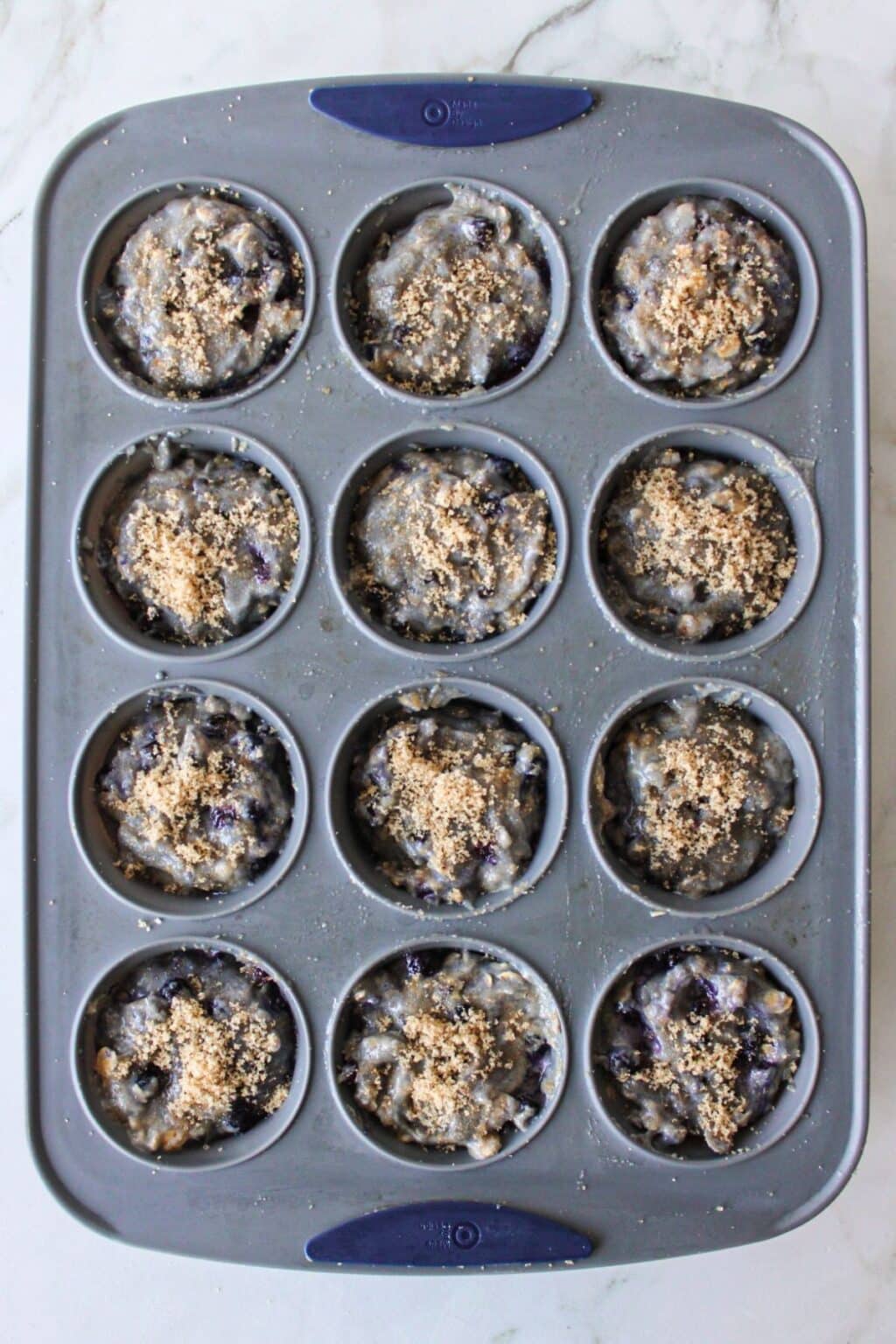 Healthy Blueberry Chocolate Chip Muffins - The Balanced Nutritionist