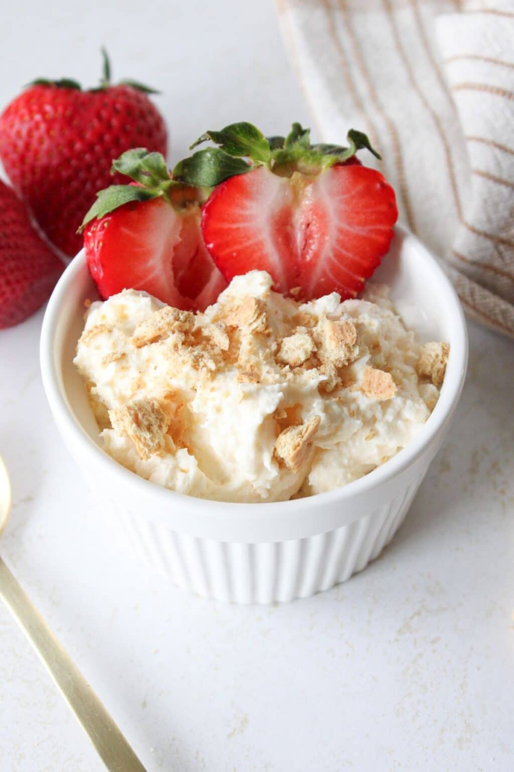 High Protein Cheesecake Fluff (Easy 2-Minute Dessert) - The Balanced ...
