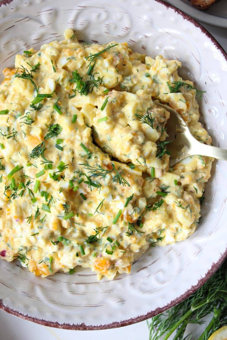 Cottage Cheese Egg Salad (High Protein) - The Balanced Nutritionist