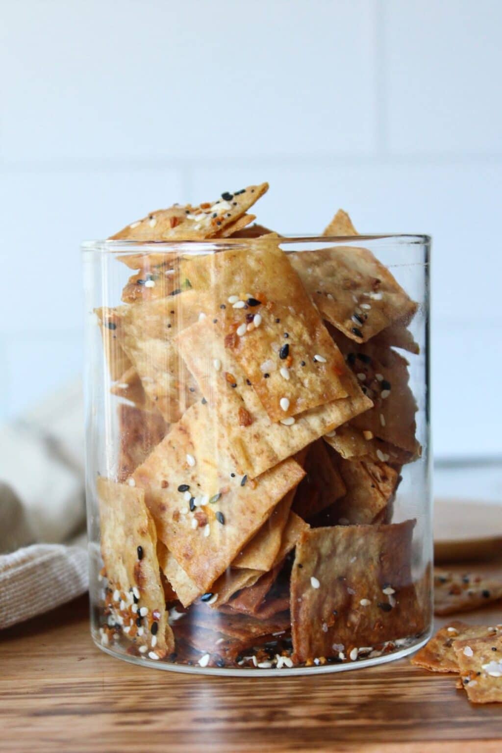 3-Ingredient Crispy Lavash Crackers (High Protein) - The Balanced ...