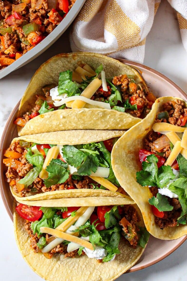 Easy Delicious Tacos with Peppers (Veggie-Packed Tacos!) - The Balanced ...