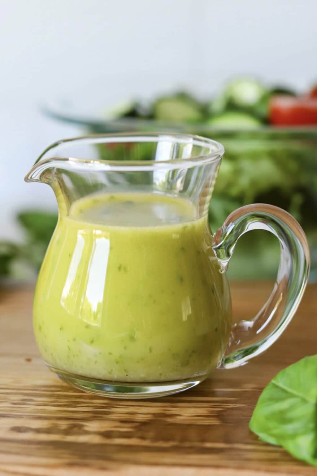 Easy Lemon Basil Vinaigrette - The Balanced Nutritionist