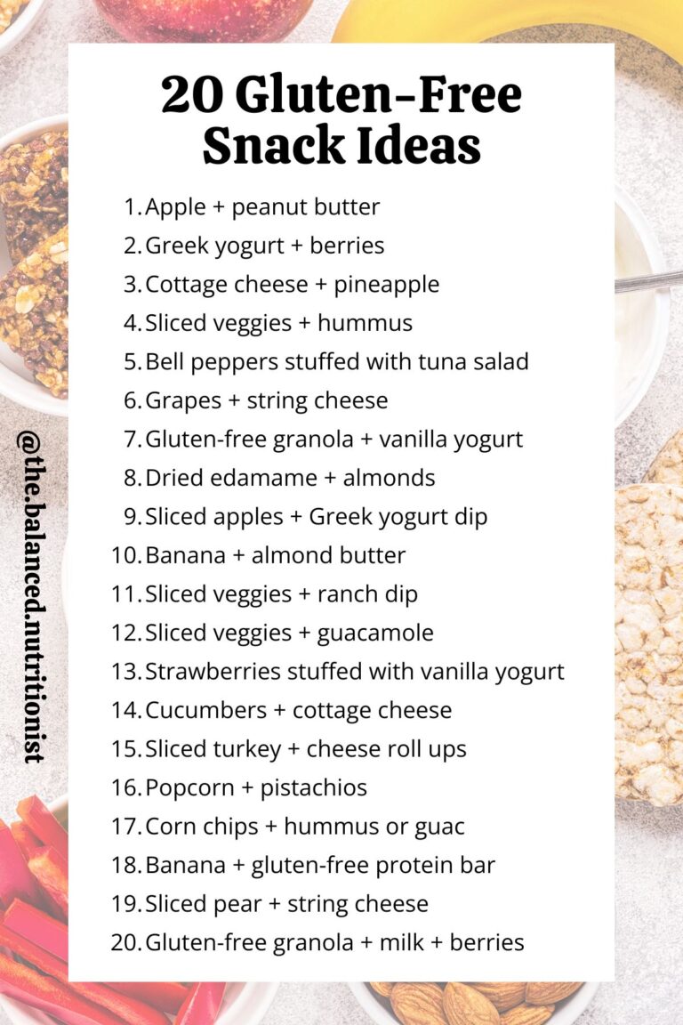 35+ Best Gluten Free Snacks: A Dietitian's Ultimate Guide - The ...