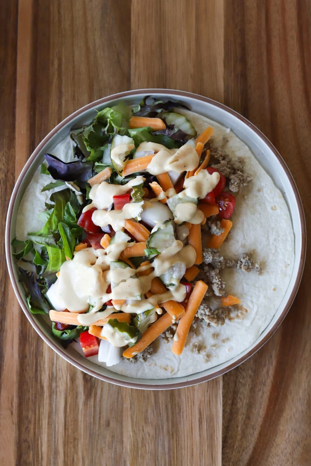 Big Mac Wrap Recipe (Easy + Healthy) - The Balanced Nutritionist