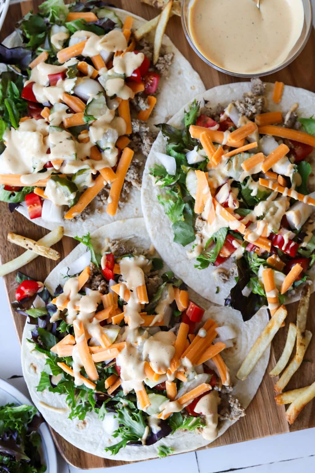 Big Mac Wrap Recipe (Easy + Healthy) - The Balanced Nutritionist