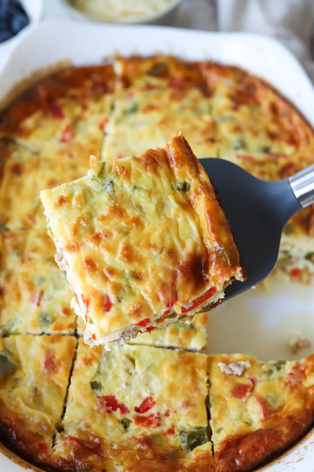 Cottage Cheese Egg Bake (High Protein!) - The Balanced Nutritionist