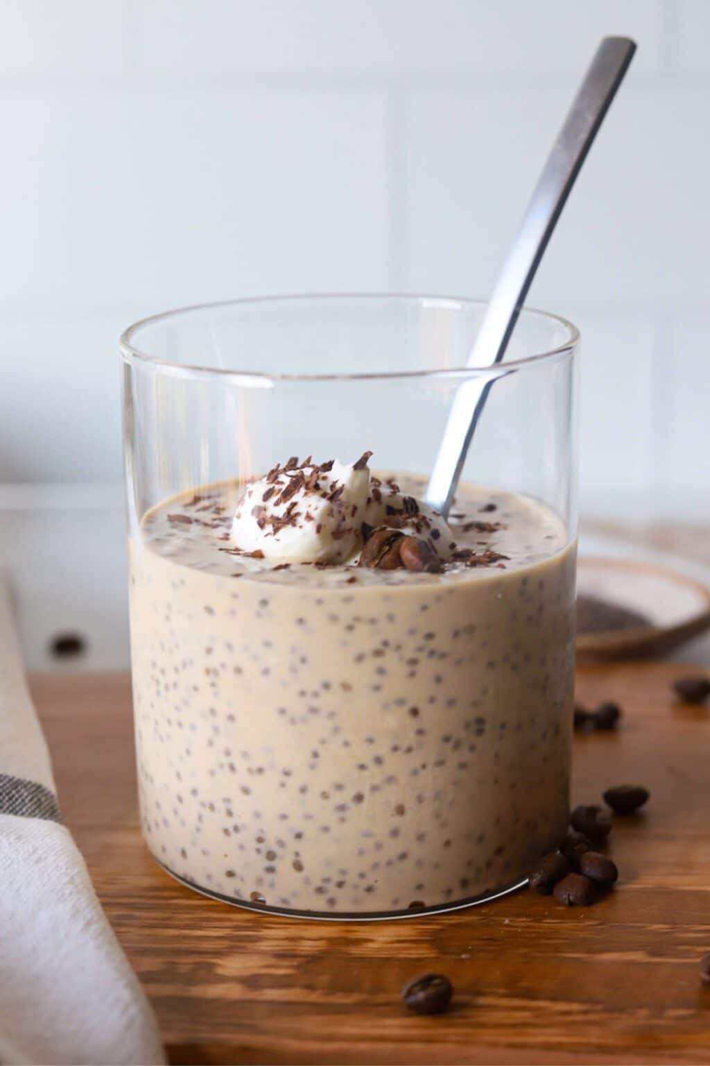 Coffee Chia Protein Pudding - The Balanced Nutritionist