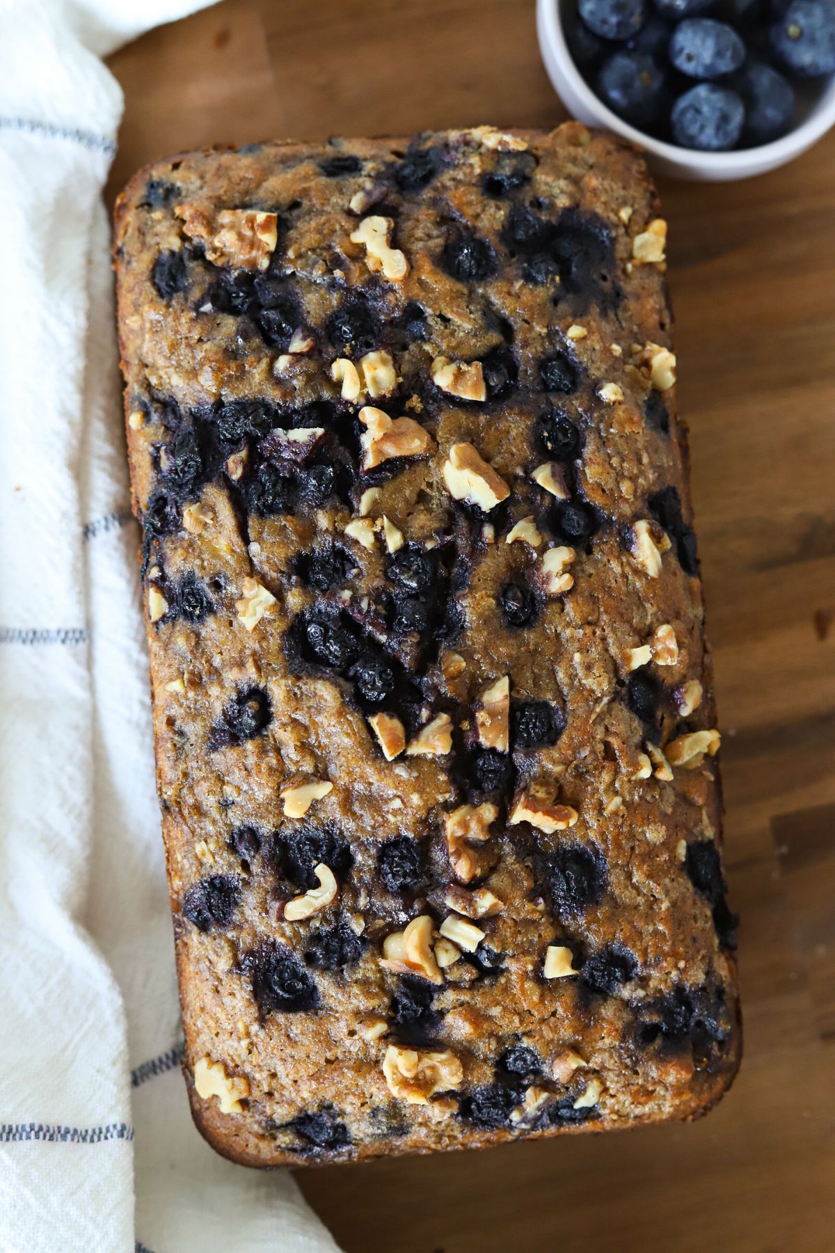 Banana Nut Bread with Blueberries - The Balanced Nutritionist