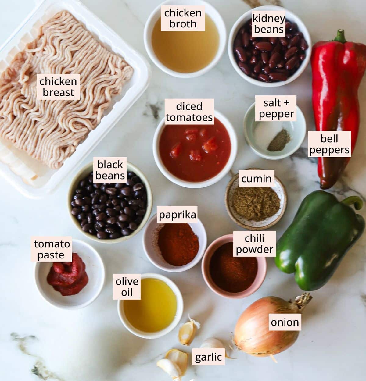 Ground Chicken Chili Recipe (Easy and Healthy!) - The Balanced Nutritionist