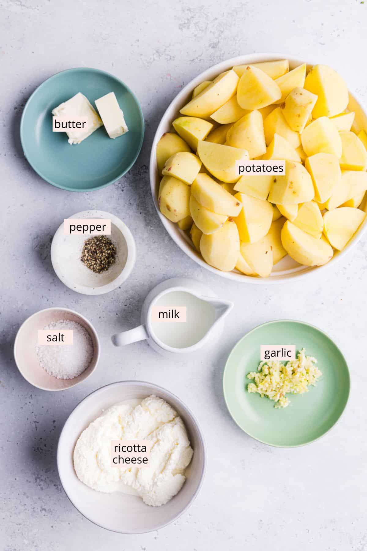 Creamy Ricotta Mashed Potatoes - The Balanced Nutritionist