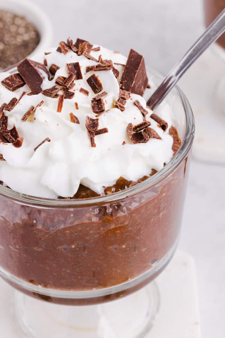 Creamy Blended Chia Pudding Recipe - The Balanced Nutritionist