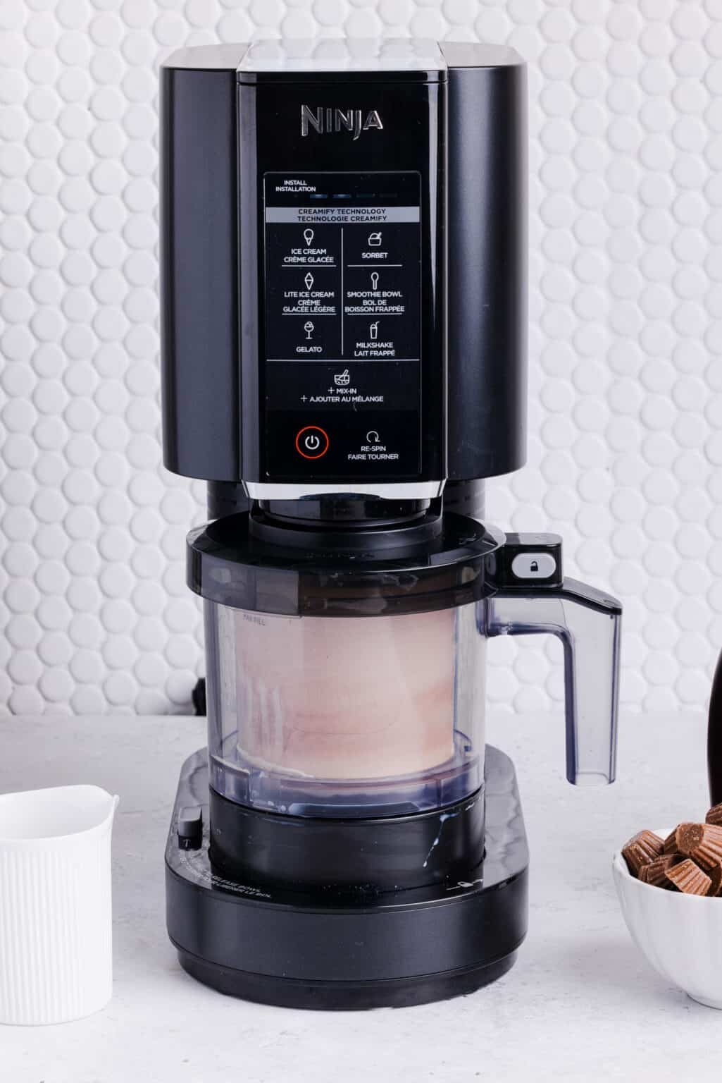 Ninja Creami Milkshake (High Protein) - The Balanced Nutritionist