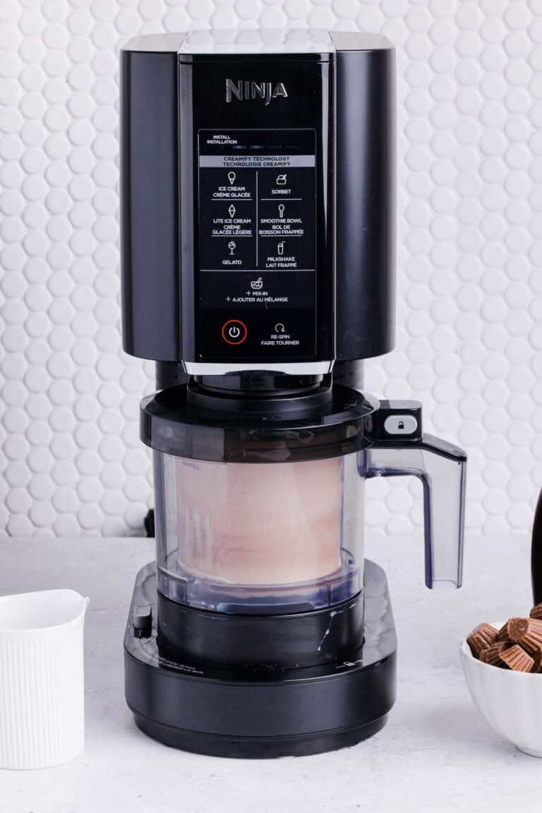 Ninja Creami Milkshake (High Protein) - The Balanced Nutritionist