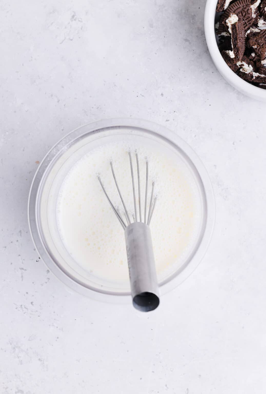 Ninja Creami Oreo Shake (High Protein) - The Balanced Nutritionist
