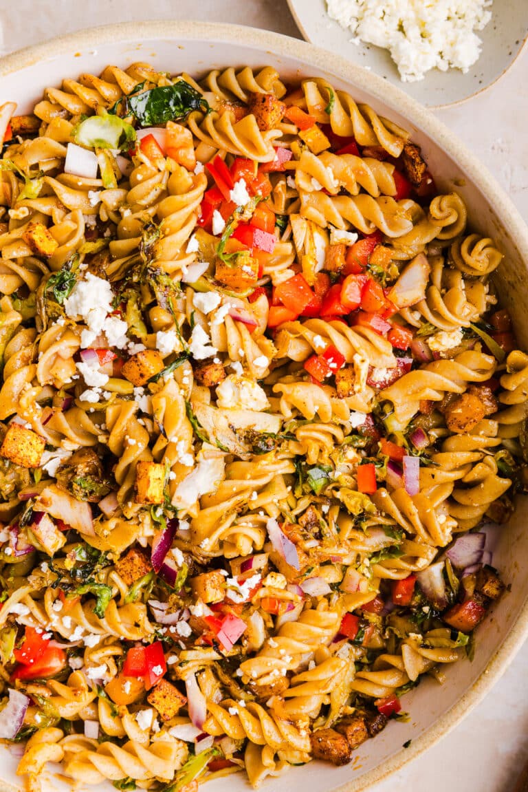Winter Pasta Salad with Veggies and Balsamic Vinaigrette - The Balanced ...