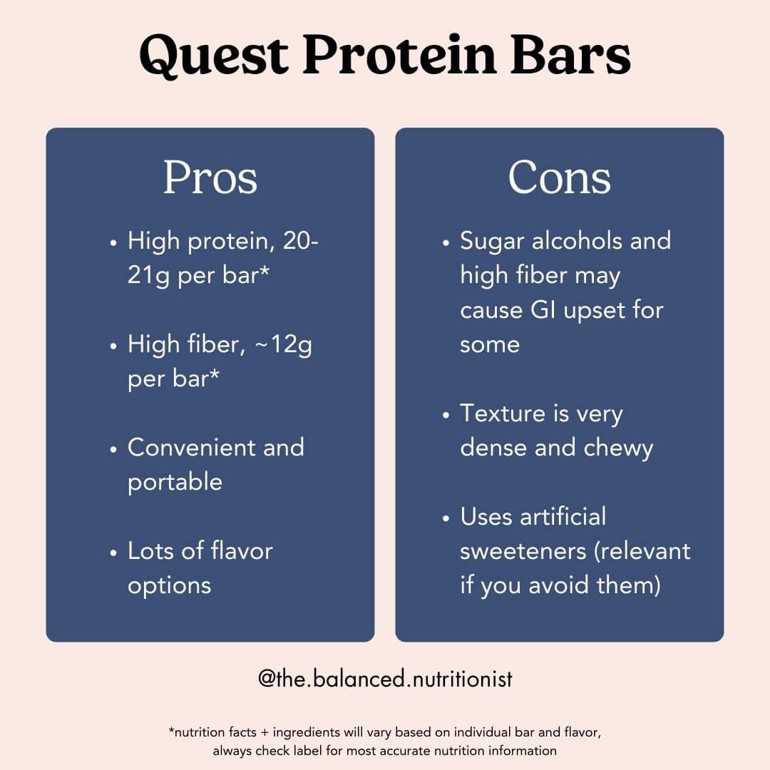 Are Quest Bars Healthy? A Dietitian's Take - The Balanced Nutritionist