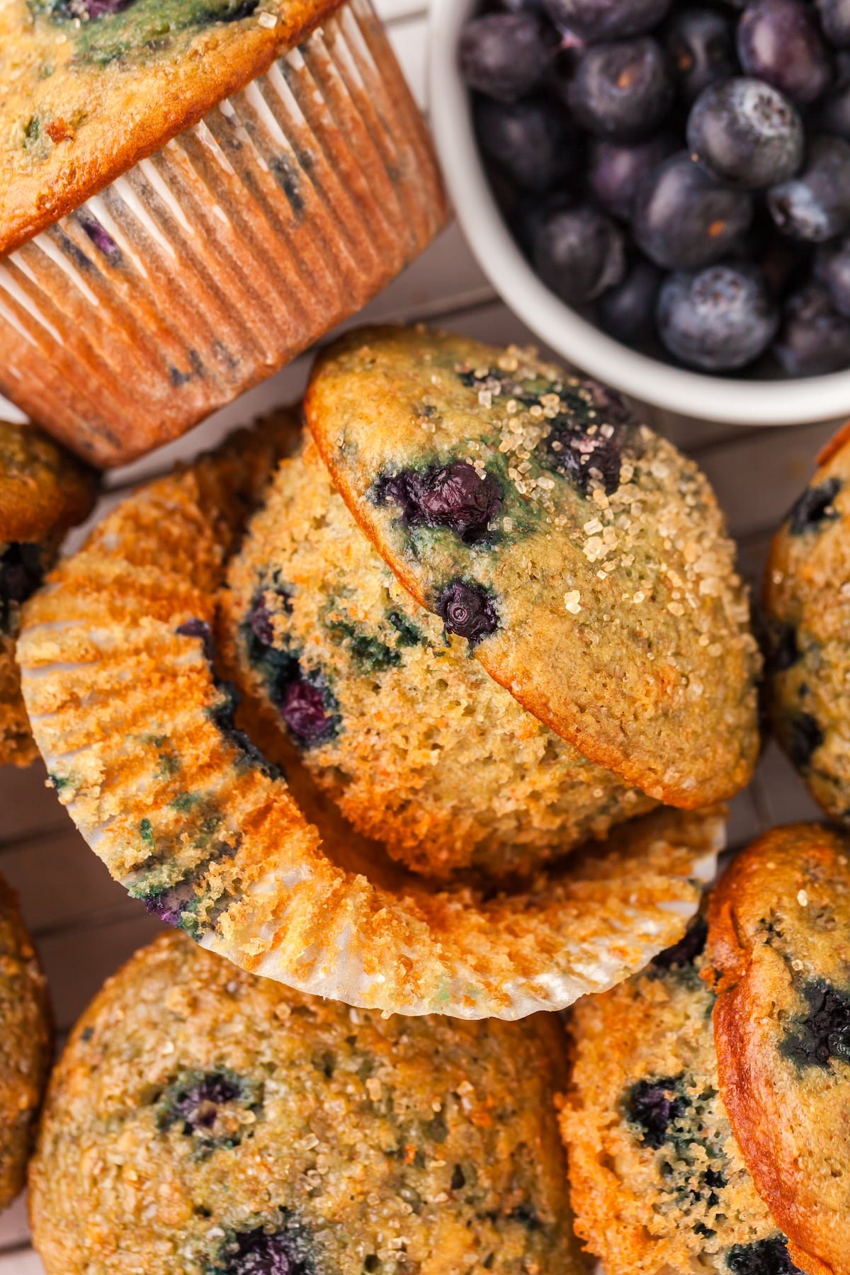 Healthier Blueberry Yogurt Muffins - The Balanced Nutritionist