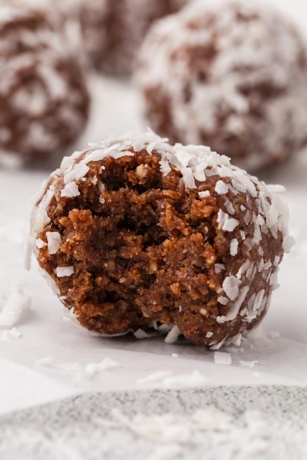 No Bake Coconut Protein Balls - The Balanced Nutritionist