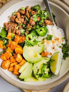 Cottage Cheese Pizza Bowl Viral Tiktok Recipe The Balanced Nutritionist