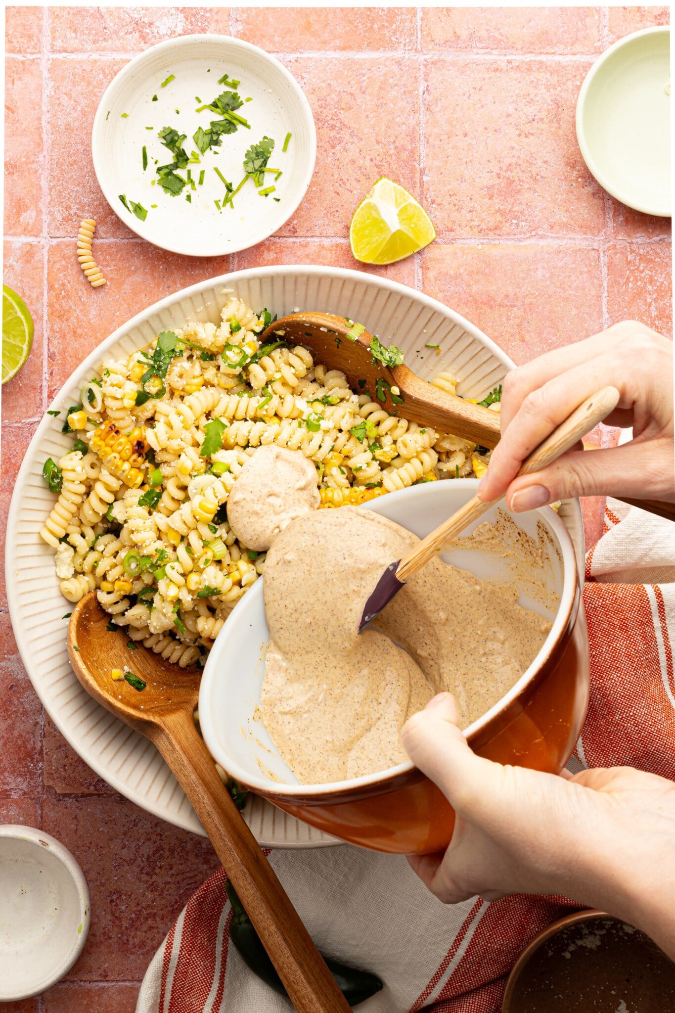 Elote Pasta Salad (Street Corn Pasta Salad) - The Balanced Nutritionist