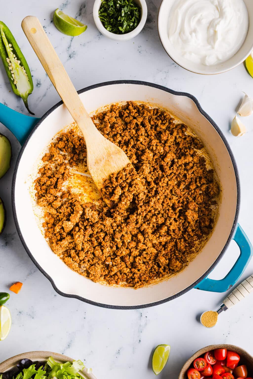 Sweet Potato Taco Bowls with Creamy Cilantro Lime Sauce - The Balanced ...