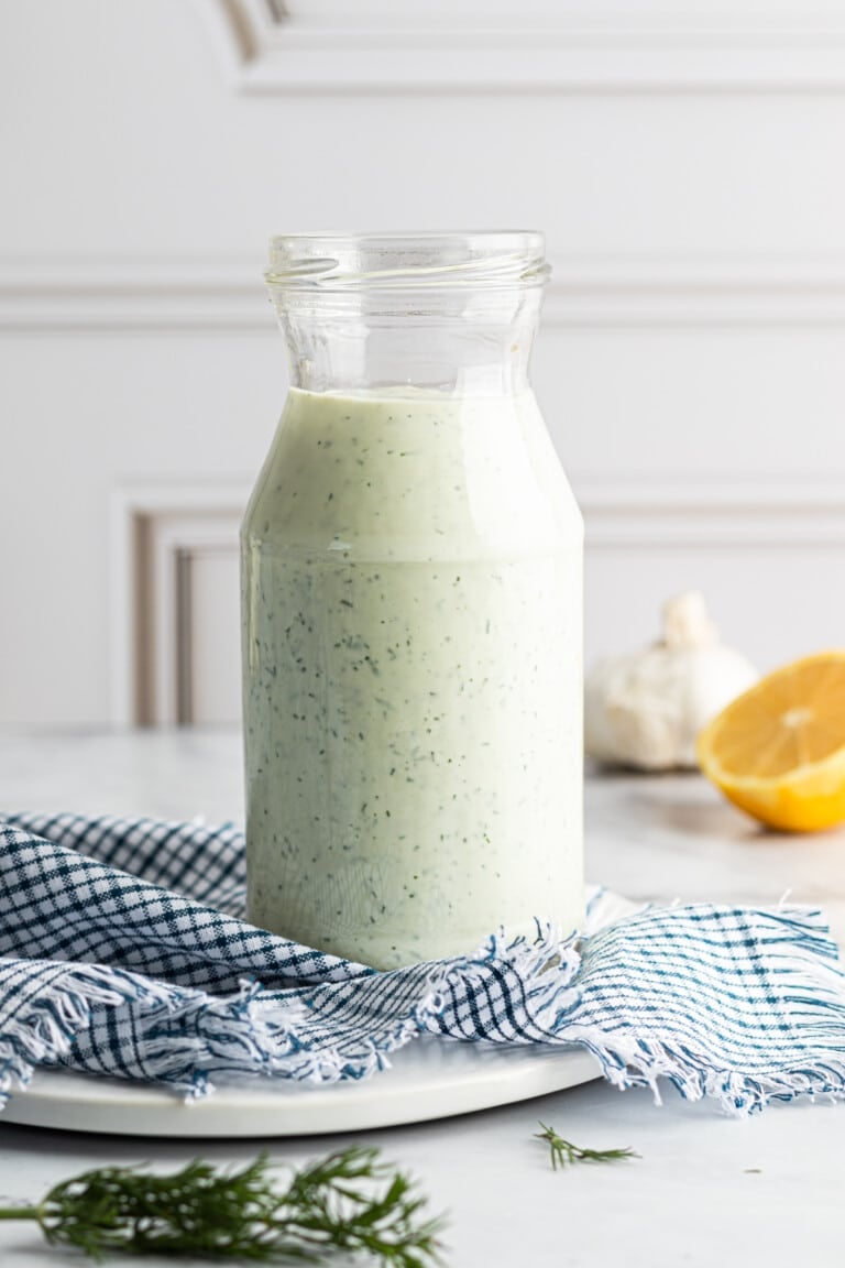 Cottage Cheese Ranch Dressing - The Balanced Nutritionist