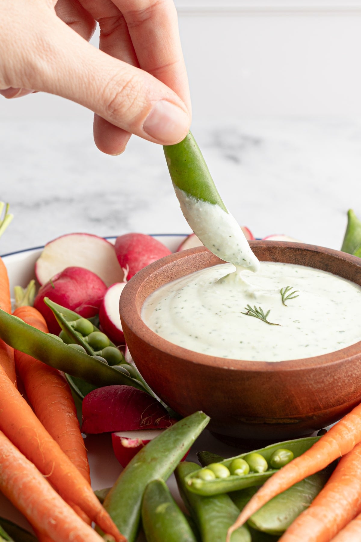 Cottage Cheese Ranch Dressing - The Balanced Nutritionist