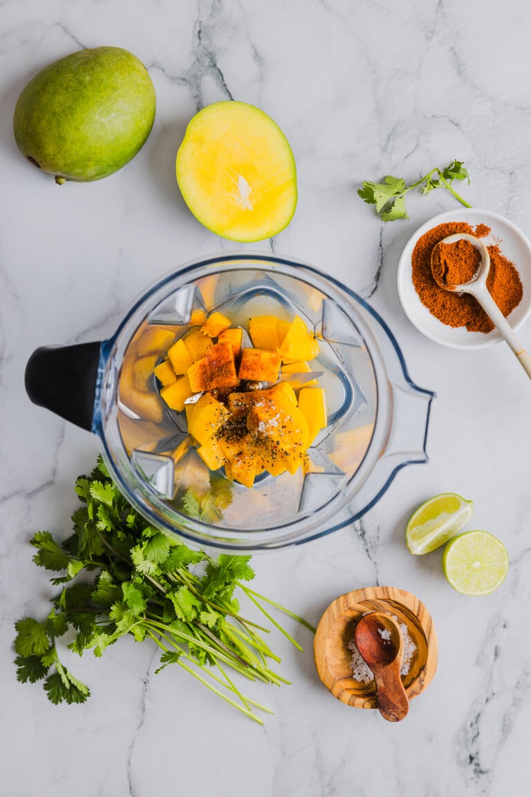 Mango Vinaigrette - The Balanced Nutritionist