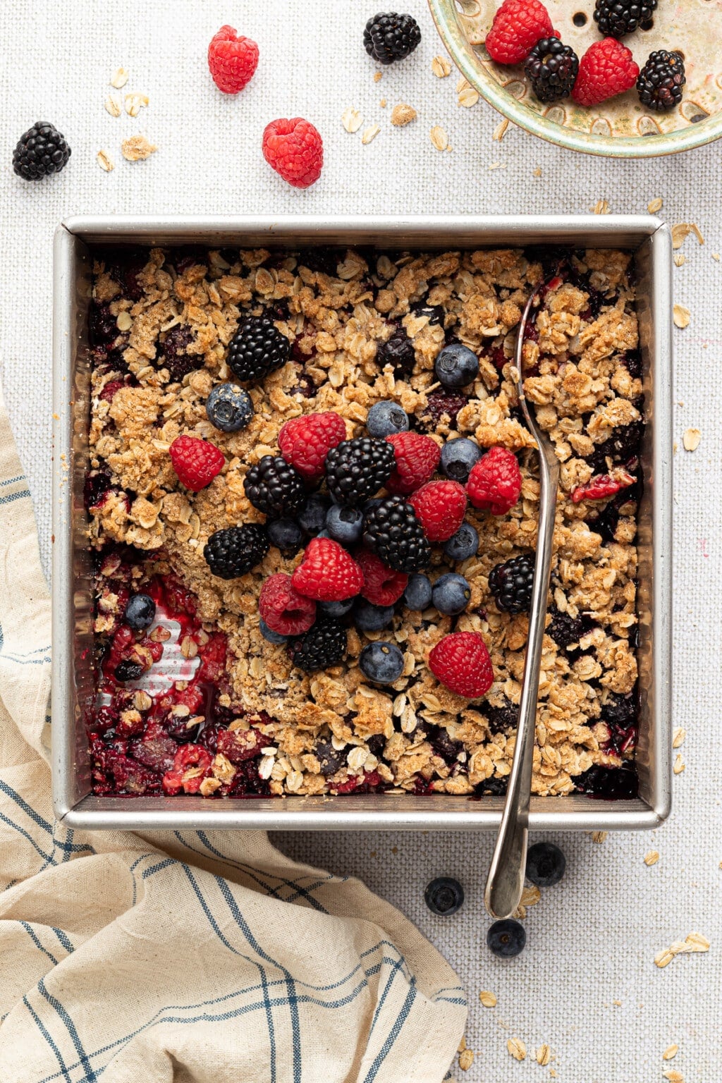Ultimate Berry Crumble Recipe | The Balanced Nutritionist