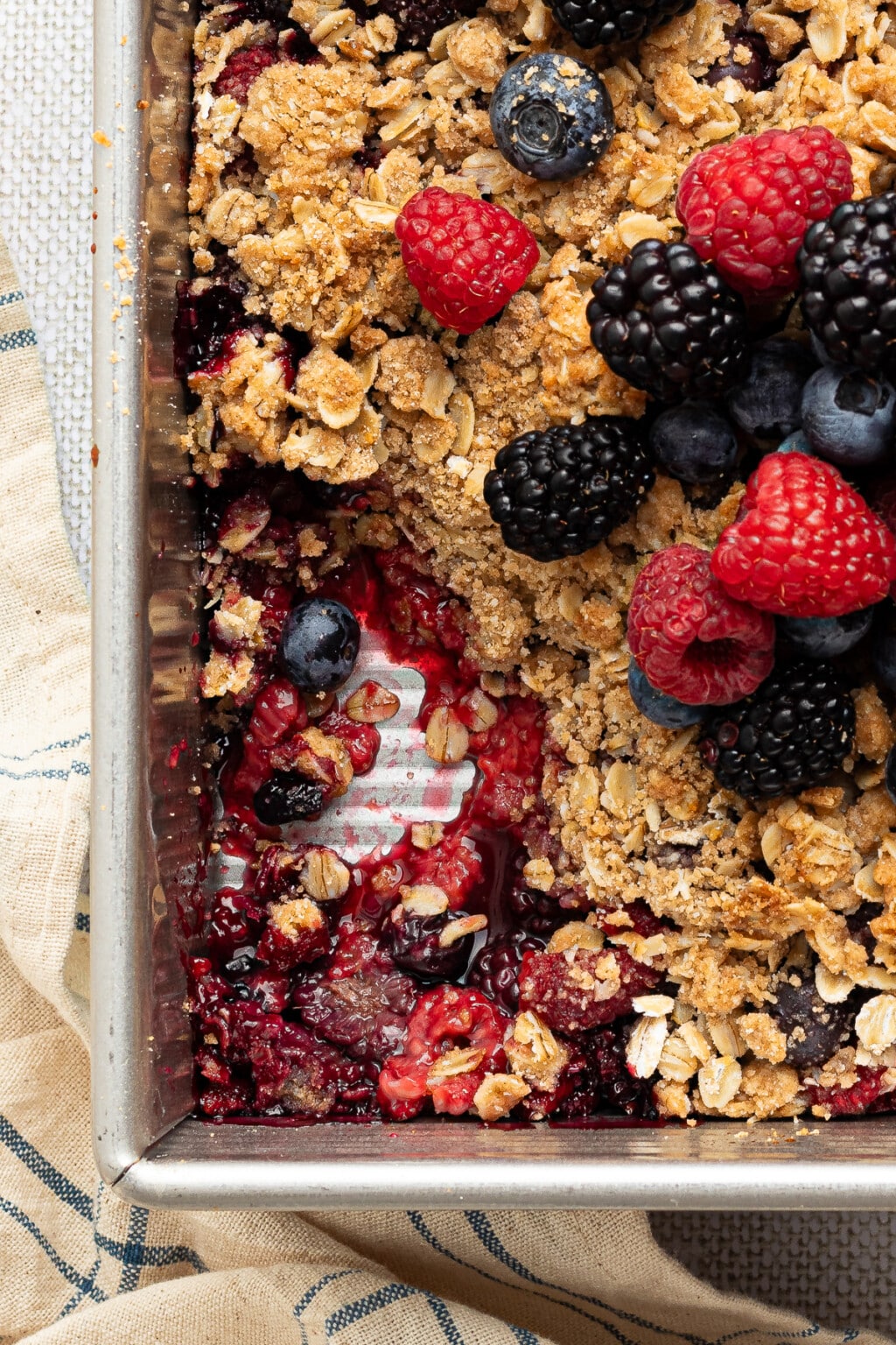Ultimate Berry Crumble Recipe | The Balanced Nutritionist