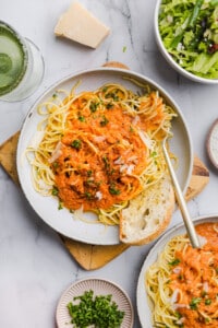 The Best Hidden Veggie Pasta Sauce - The Balanced Nutritionist