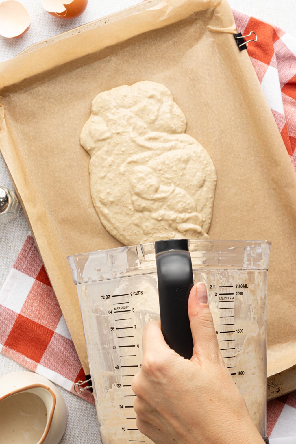 Sheet Pan Protein Pancakes - The Balanced Nutritionist