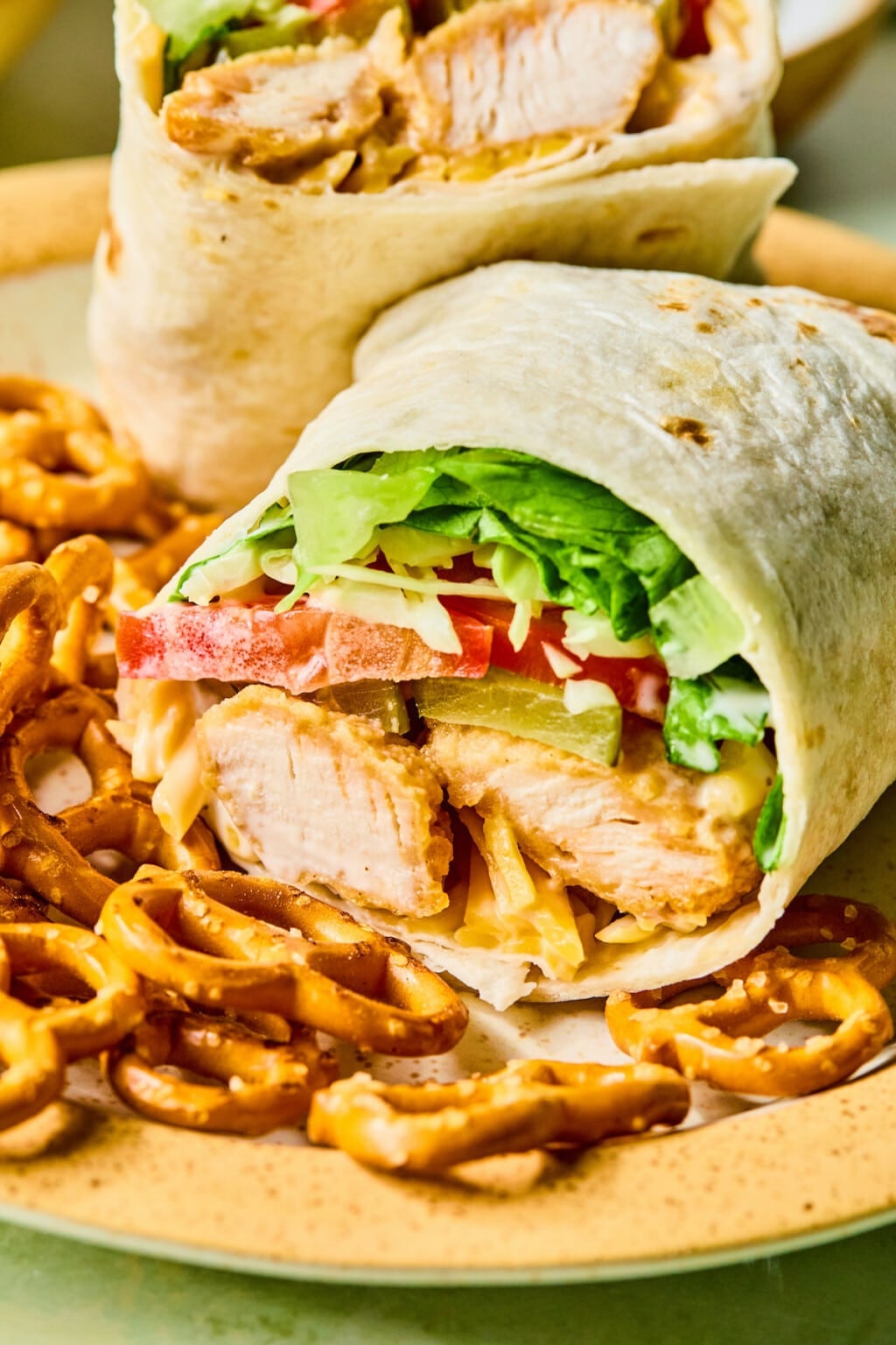 Chicken Nugget Wrap (High Protein and High Fiber) - The Balanced ...