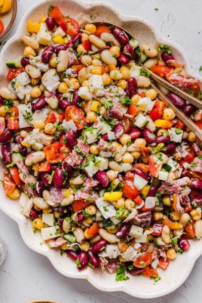 Grinder Dense Bean Salad - The Balanced Nutritionist