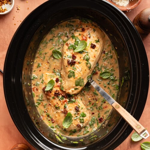 Lightened Up Slow Cooker Marry Me Chicken - The Balanced Nutritionist